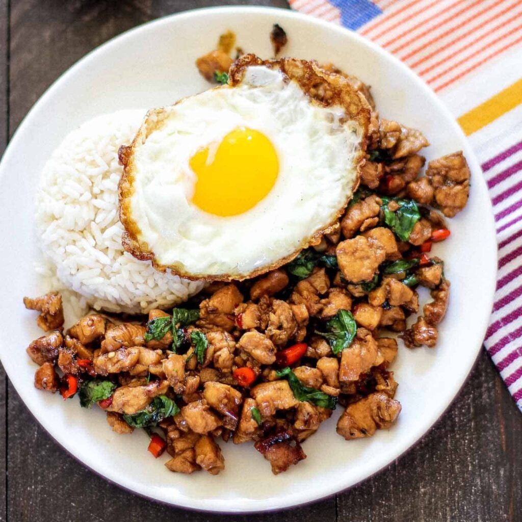Thai Pad Bai Krapow Gai Recipe